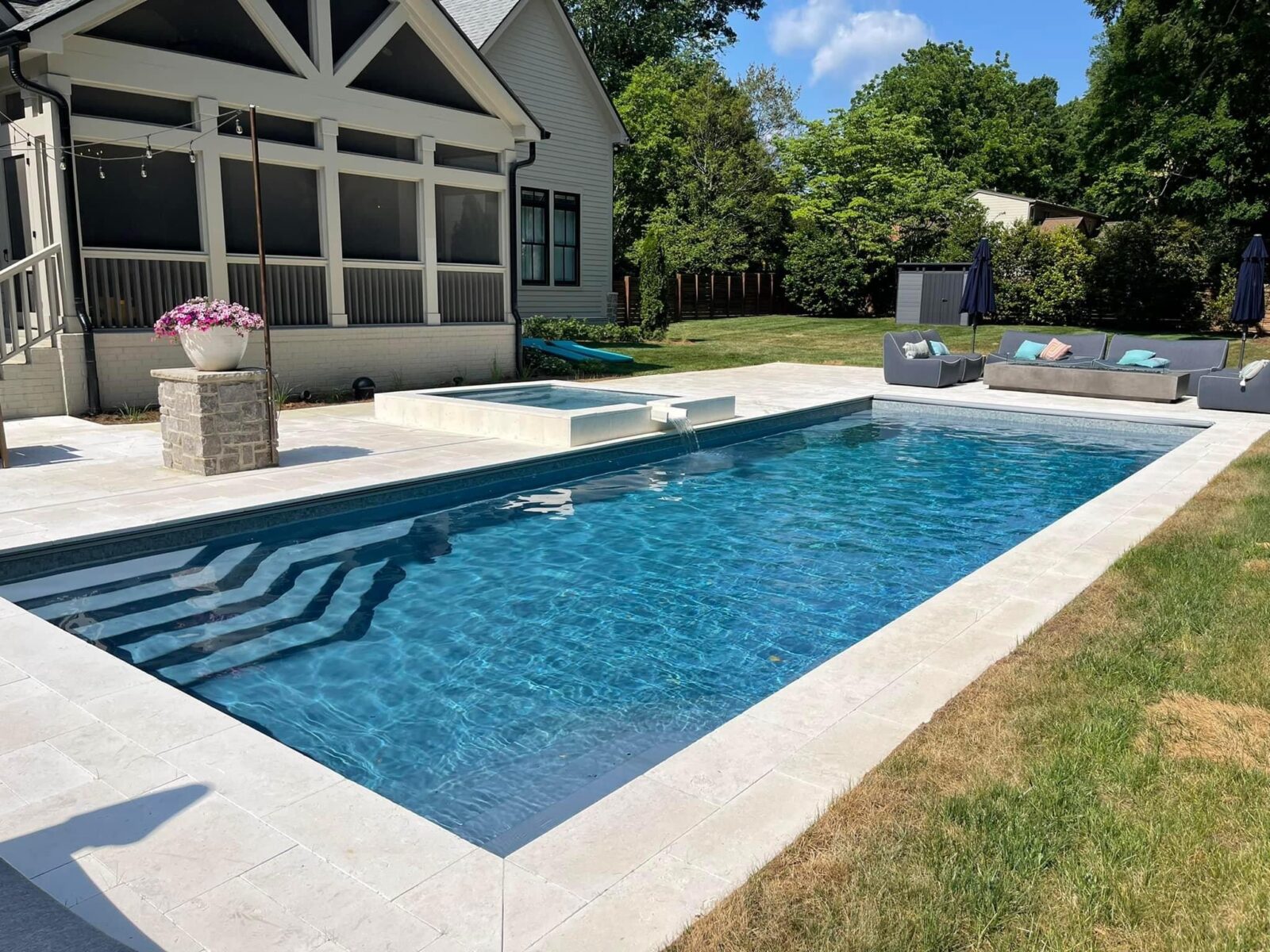 Fiberglass Pools - Inground, Custom | Care Free Pools